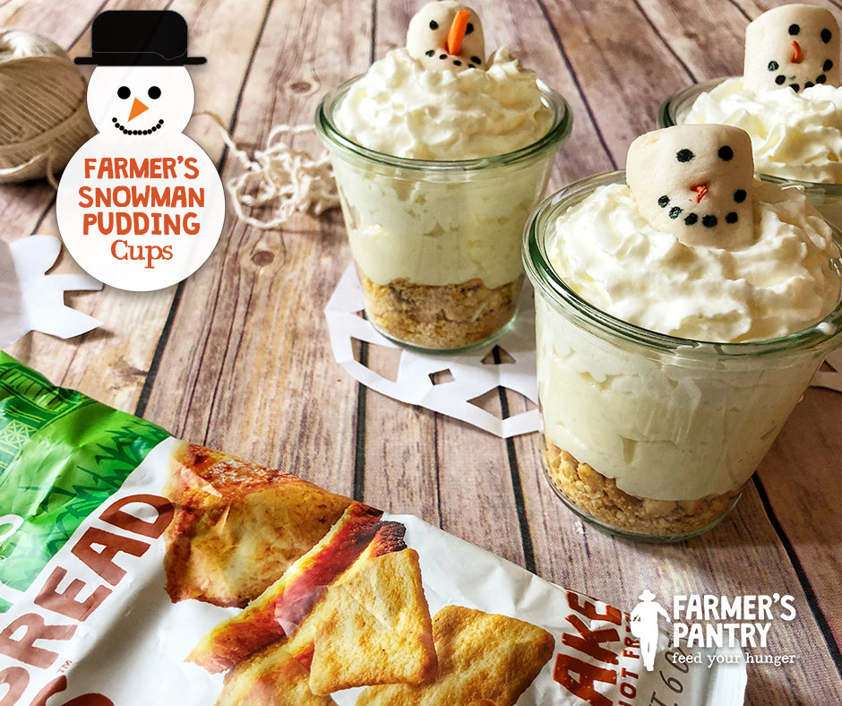 Farmer's Snowman Pudding Cups – Farmer's Pantry