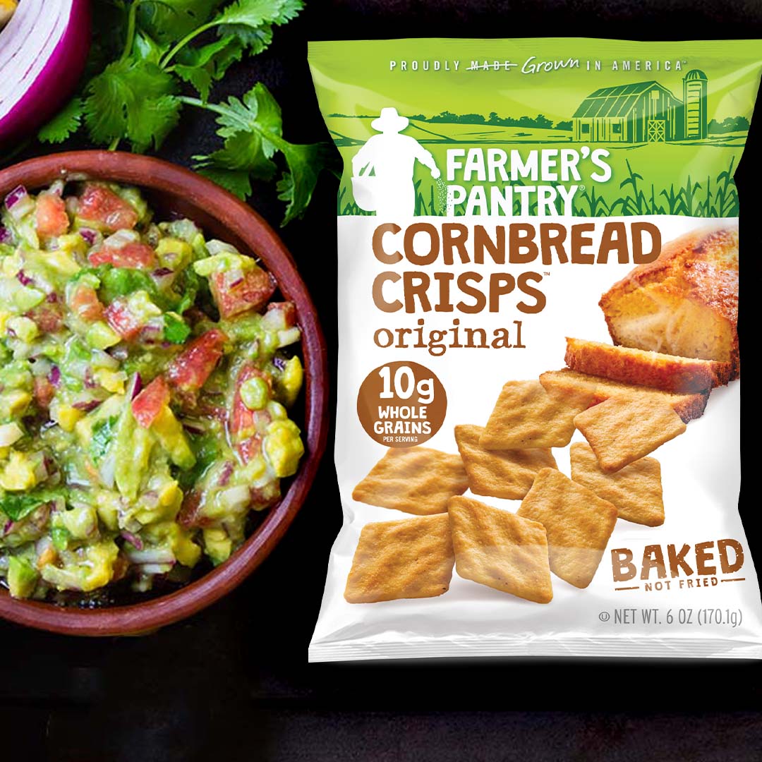 Original Cornbread Crisps, 6 oz (12 Pack) – Farmer's Pantry